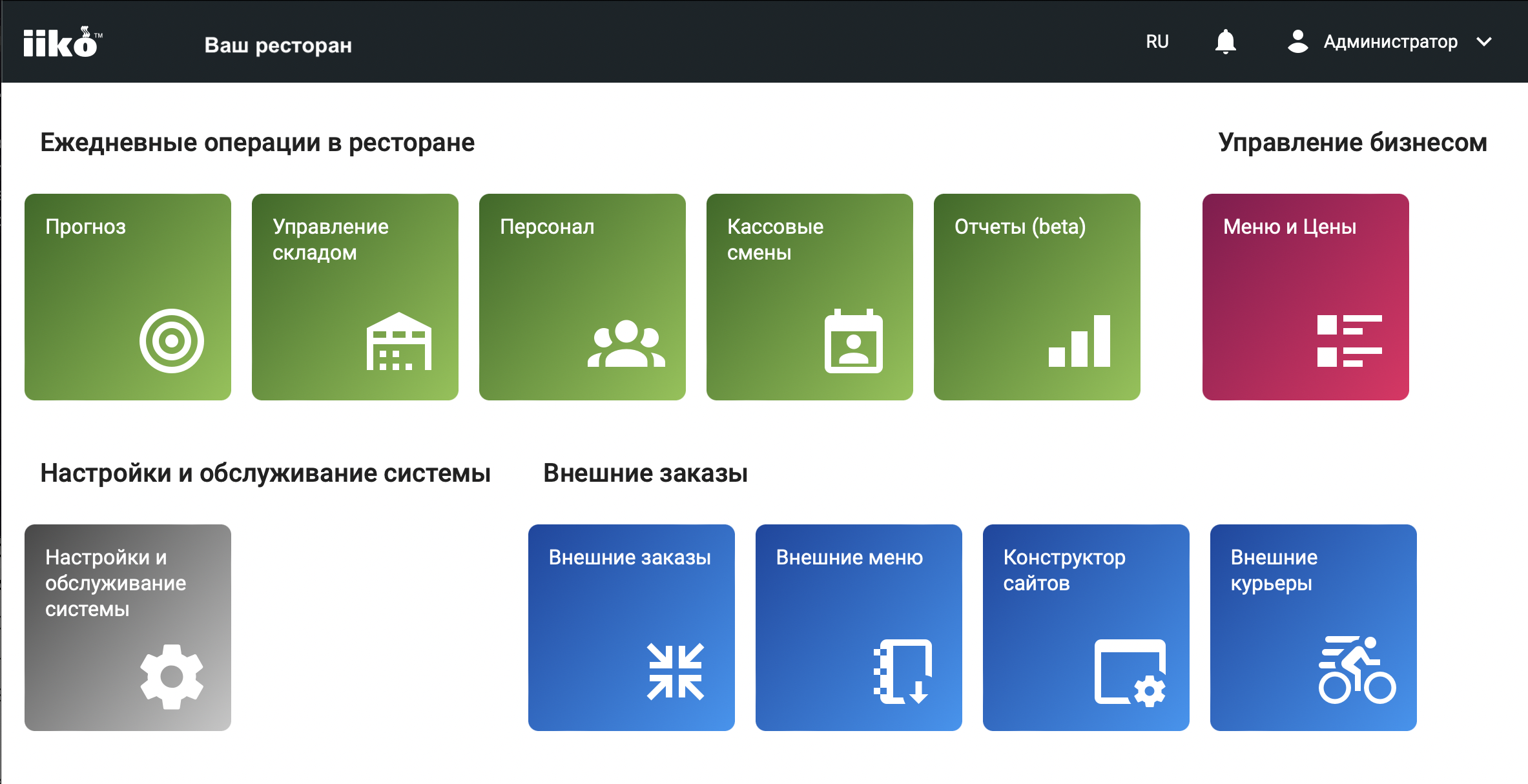 Офис | Документация iikoMini
